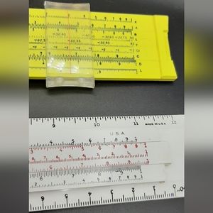 Pickett Slide Ruler | Office | Vintage Pickett Microline 2 Slide Rule ...